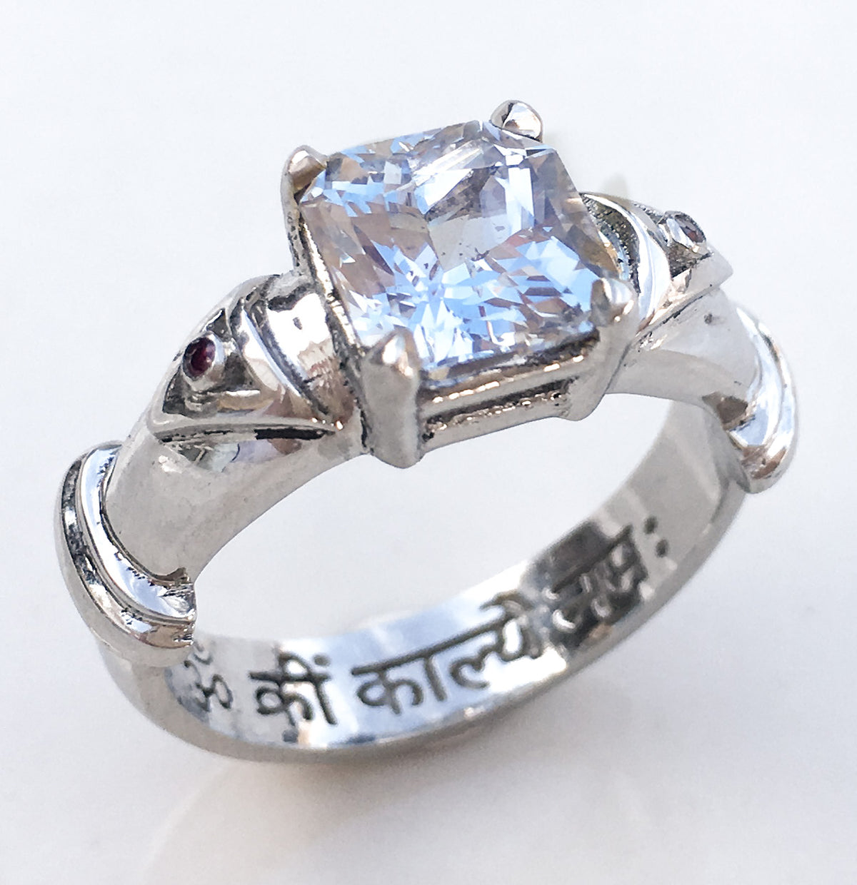 Oocha Mani - White Sapphire 'Shakti' Ring for Shukra